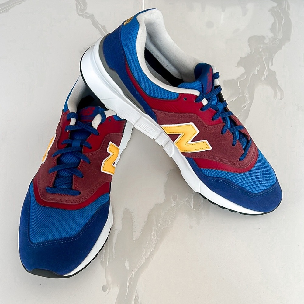 New Balance 997 H Burgundy And Navy Sneakers Mens Sz … - Gem